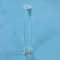 China Light Guide High Purity Quartz Glass Rod Diameter 22mm Total Length 121.5mm for sale