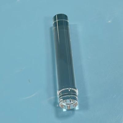 China Light Guide High Purity Quartz Glass Rod Diameter 22mm Total Length 121.5mm for sale