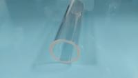 China High Hardness 34*28*132mm Sapphire Glass Tube High Temperature Resistant for sale