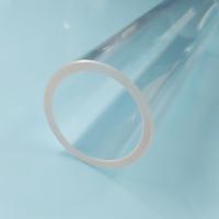 China High Hardness 34*28*132mm Sapphire Glass Tube High Temperature Resistant for sale