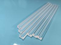 China 122.5mm×5mm×4mm Quartz Grooved Plate High Purity High Temperature Corrosion Resistant for sale