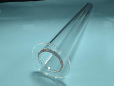 China High Purity High Temperature Quartz Protection Tube Corrosion Resistant for sale