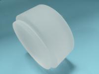 China High Purity Anti Corrosion Quartz Cathode With Frosted Surface Custom Size for sale
