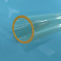 China SP23 20% Samarium Doped Quartz Glass Tube OD 17mm ID 14mm 84.8mm Length Wall Thickness 1.5mm for sale