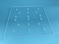 China Thickened 9 Inch Wafer Calibration Quartz Glass Plate High Temperature for sale