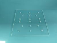 China Thickened 9 Inch Wafer Calibration Quartz Glass Plate High Temperature for sale