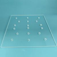 China Thickened 9 Inch Wafer Calibration Quartz Glass Plate High Temperature for sale