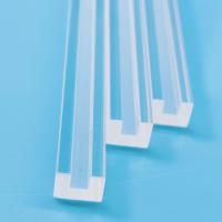 China 18+1 Rectangular Groove Fused Quartz Substrate 120x5x3.5mm Optical Component Carrier for sale