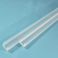 China 18+1 Rectangular Groove Fused Quartz Substrate 120x5x3.5mm Optical Component Carrier for sale