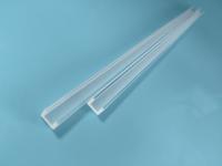 China 150mm Rectangular Fused Silica Substrate 5x3.2mm Optical Sample Carrier Base for sale
