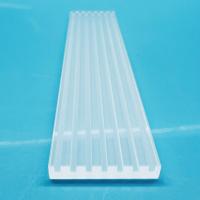 China 90x18x3mm Precision Grooved Quartz Substrate High Purity Optical Plate for sale