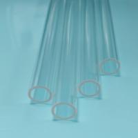 China Round Clear Fused Quartz Tubing OD 7mm ID 5.25mm Length 84mm Borosilicate 3.3 Laboratory for sale