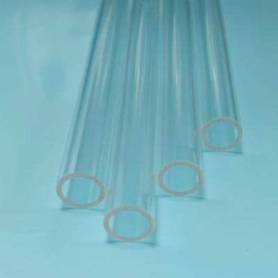 China Round Clear Fused Quartz Tubing OD 7mm ID 5.25mm Length 84mm Borosilicate 3.3 Laboratory for sale