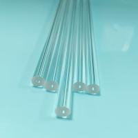 China Round Clear Fused Quartz Tubing OD 7mm ID 5.25mm Length 84mm Borosilicate 3.3 Laboratory for sale