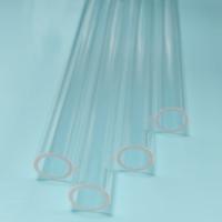 China Round Clear Fused Quartz Tubing OD 7mm ID 5.25mm Length 84mm Borosilicate 3.3 Laboratory for sale