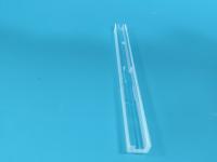 China Round Base Glass Fused Quartz Plate 101.6mm Diameter 9mm Thick Step 6.5mm Optical Inspection for sale
