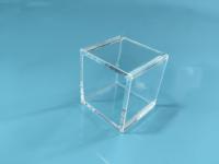 China Square Glass Cover Shield Quartz Apparatus 26.7x25.4x23mm Integral Thermoformed Protective for sale