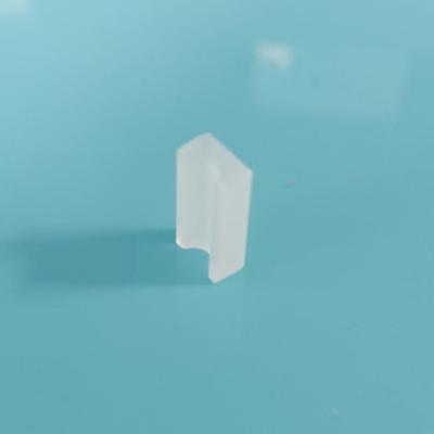 China Perforated Precision Glass Middle Quartz Plate 10mm OD 2.75mm Thick 3mm Hole Height 5mm for sale