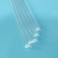 China Round Fused Silica Tube OD 3mm ID 0.8mm Length 65mm Micro Spectrum Sampling for sale