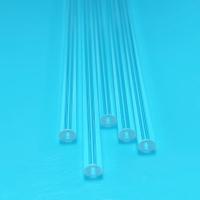 China Round Fused Silica Tube OD 3mm ID 0.8mm Length 65mm Micro Spectrum Sampling for sale