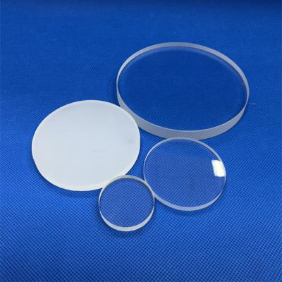 China Quartz Glass Plate Circular Fused Quartz Windows Transparent Thickness Tolerance 0.1mm for sale