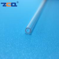 China Eccentric Quartz Glass Tube Multi Hole Elliptical D Shaped for sale