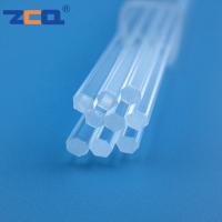 China Hexagon Fused Quartz Rod for sale