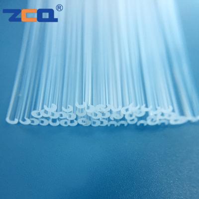 China Grooved Quartz Glass Rod Customize Cutting Moulding Processing for sale