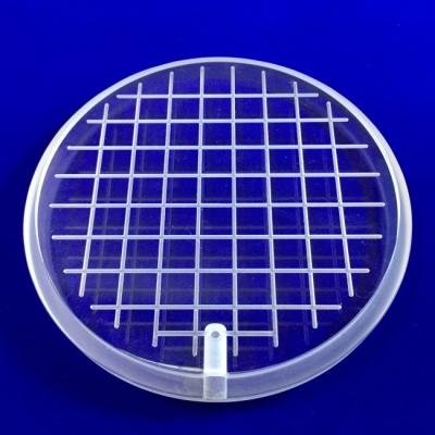 China Machining Quartz Glass Smooth Slotted Plate Customized Drawing for sale