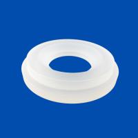 China Machining Quartz Glass Ring Shaped CNC Parts Frosting Color for sale