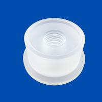 China Machining Quartz Glass Ring Shaped CNC Parts Frosting Color for sale