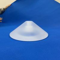 China Fine carving Machining Quartz Glass High Purity Silica Cones Parts for sale