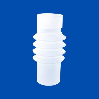 China Customization Machining Quartz Glass Parts Geometries With Internal External Thread for sale