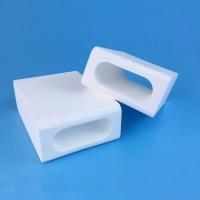 China Laser Spare Paerts Length 115mm Ceramic Protective Sleeve For Elliptic Hole Quartz Flow Tube for sale