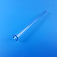 China Cerium Doped Blue Quartz Glass Tube Customizable for sale