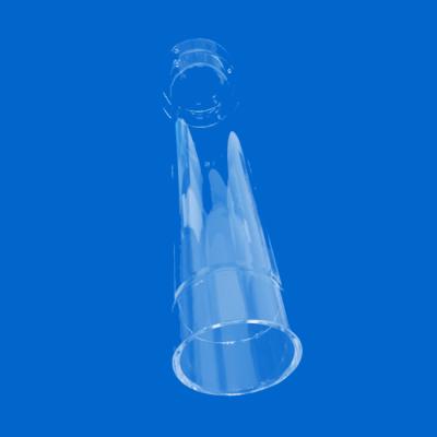 China Quartz Glass Tube 1100 Degree Quartz Furnace Tube OD 300mm Lengh 2000mm High Temperature Quartz Tube for sale