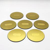China Quartz Glass Plate Gold Plated Silicon Dioxide Optical Round Square Quartz Glass Window for sale