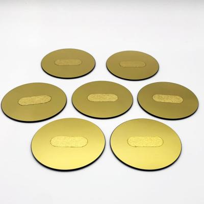 China Quartz Glass Plate Gold Plated Silicon Dioxide Optical Round Square Quartz Glass Window for sale