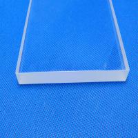 China Custom Doped Quartz Glass Sheet High Precision 0.03mm Tolerance for sale