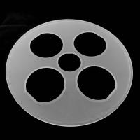 China Fused Machining Quartz Glass Slotted High Temperature Resistance for sale