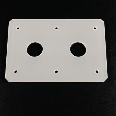 China Fused Machining Quartz Glass Slotted High Temperature Resistance for sale