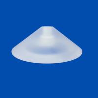 China Carved Quartz Glass Cone High Precision With Threaded Hole for sale