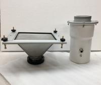 China Metal Spinning Dust Sampler Equipment Metal Air Sampler Housing for sale