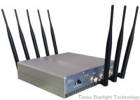 China Bluetooth WiFi GPS High Power Signal Jammer with IP Remote Monitoring System for sale
