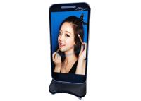 China Aluminum Floor Standing LCD Advertising Display For Super Market for sale