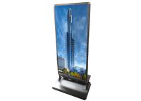China 85 Inch P4 LED Advertising Player Silver Color Easy Maintenance for sale