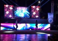 China 10mm Pixel Pitch Flexible Led Curtain Display Good Heat Dissipation for sale