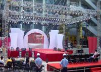 China 1/8 Scan Light Weight LED Curtain Display 640 X 640 Cabinet For Stage for sale
