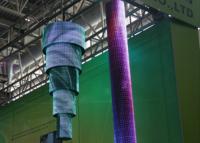 China P10 Flexible Soft Outdoor LED Curtain Display Screen With Abnormal Shapes for sale
