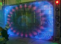 China High Definition LED Curtain Display No Noise 500mmx 1000mm X 75mm for sale